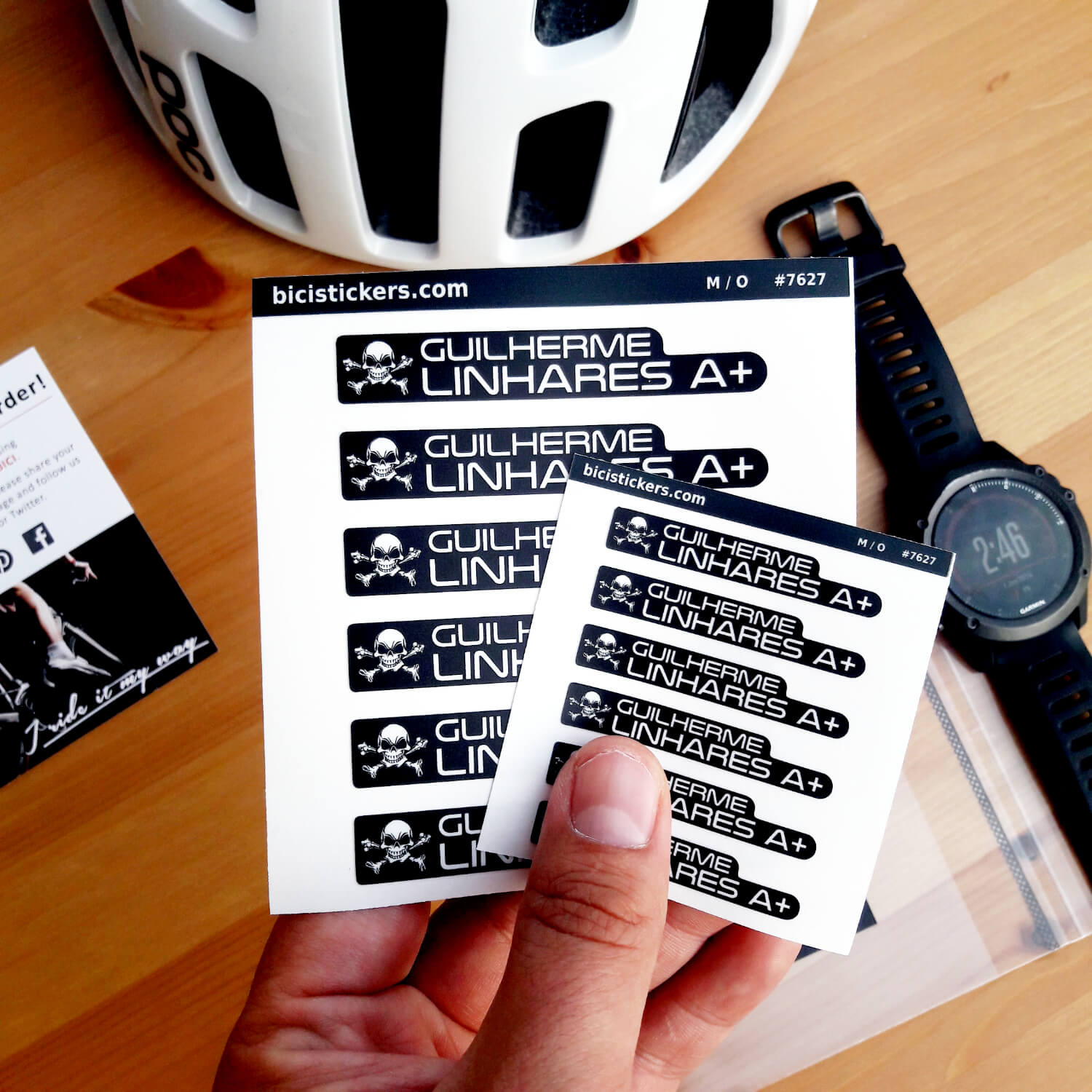 Bike Name Sticker With Skull And Crossbones Flag Bike Name Sticker With Skull And Crossbones Flag